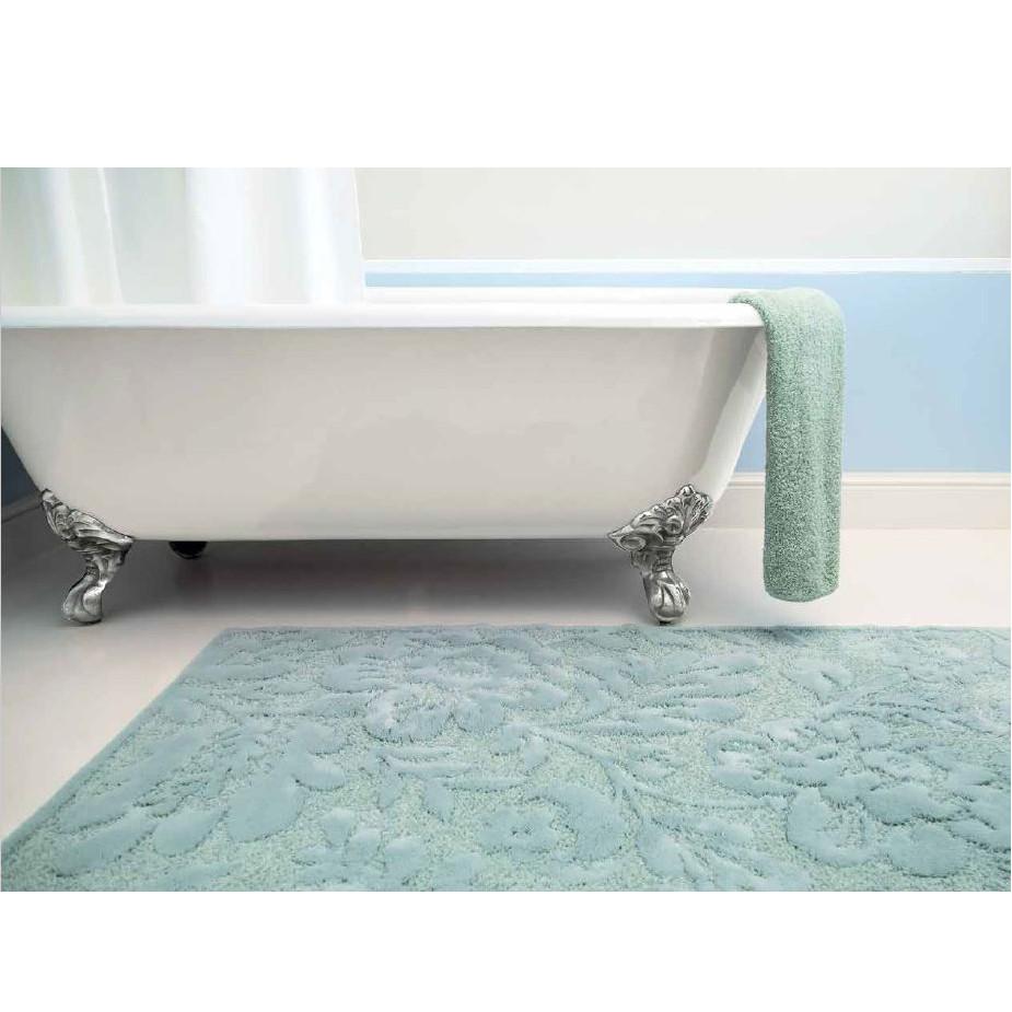 Abyss Habidecor Brighton Sculpted Floral Bath Mat Rugs | J Brulee Home