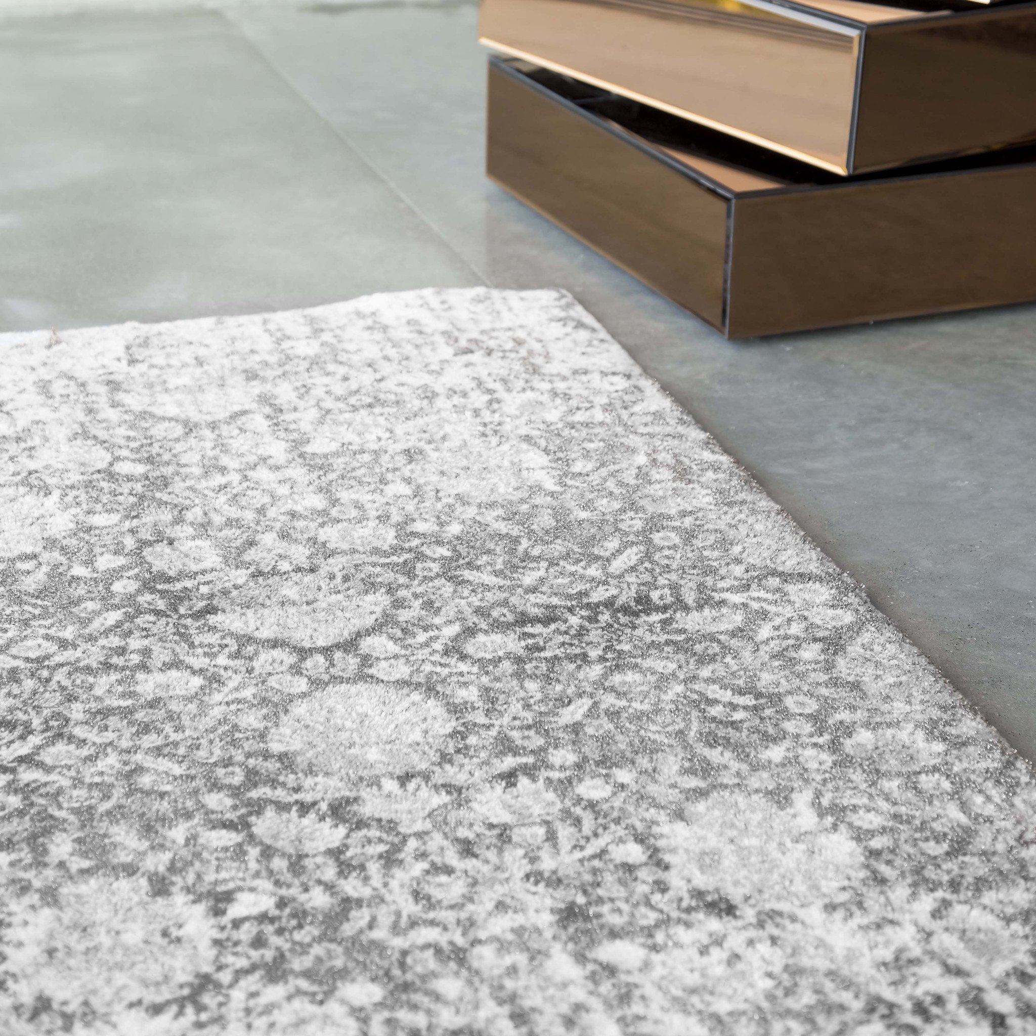 Abyss Habidecor Liberty Silver Bath Rug | J Brulee Home