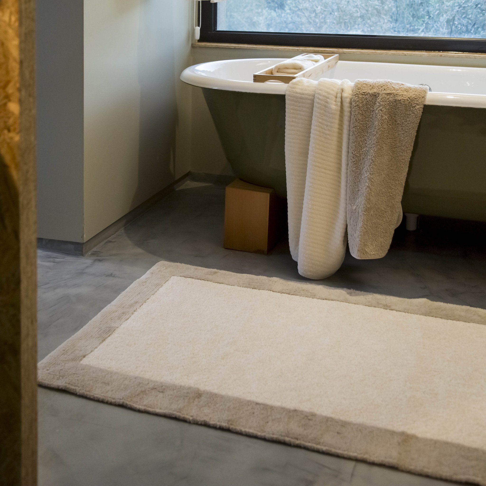 Abyss Habidecor Origine Two Color Bath Rugs | J Brulee Home