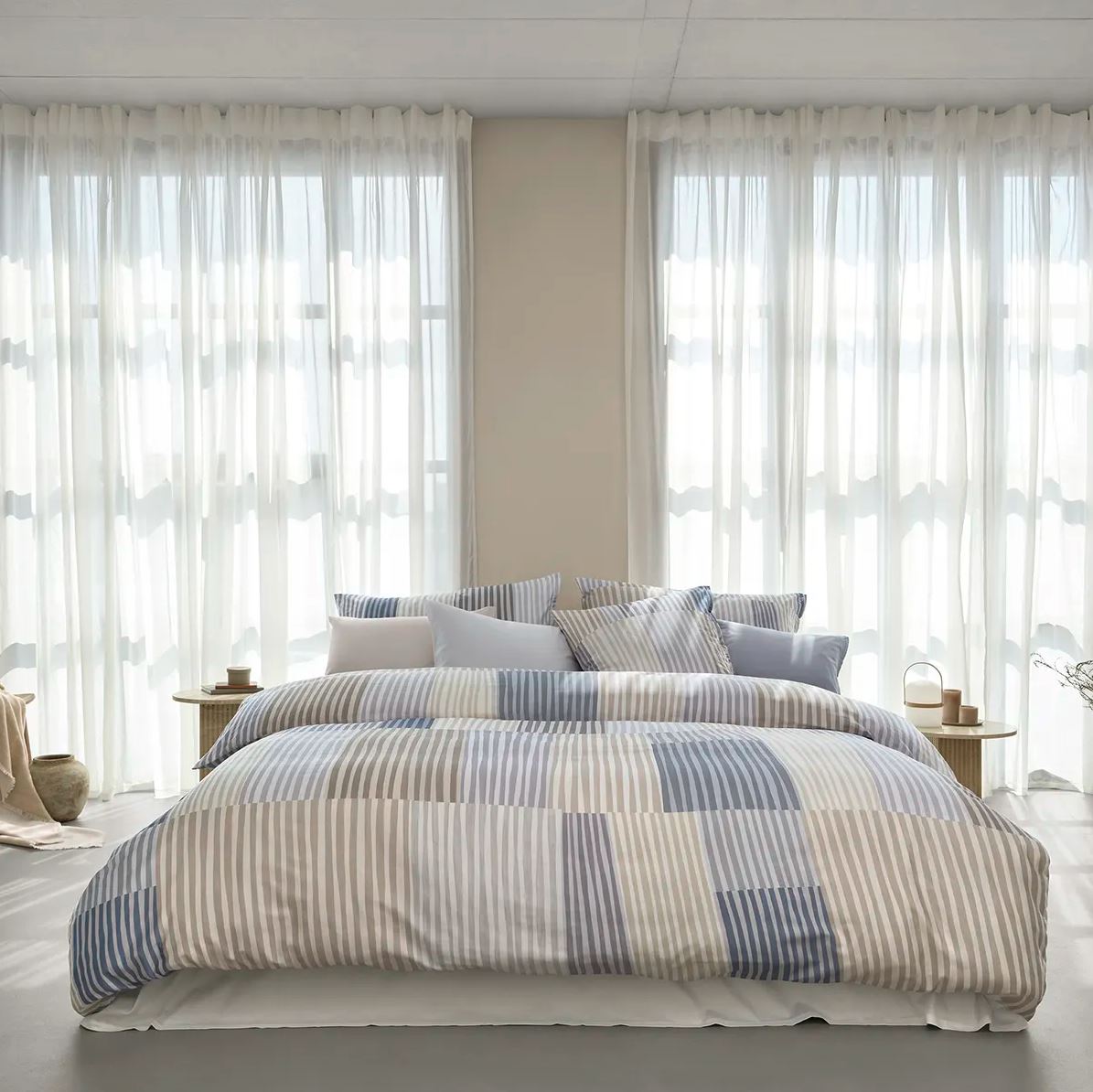 Schlossberg Melvin Beige - Modern Jersey Cotton Bedding