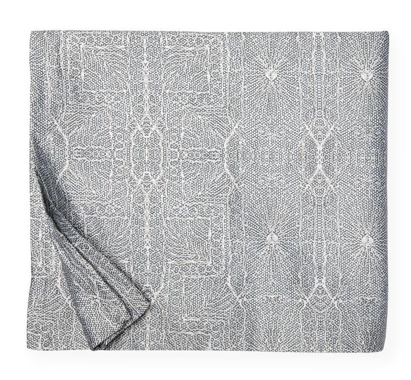 Sferra Emilia Sheets & Bedding - Black & White Cotton Sateen