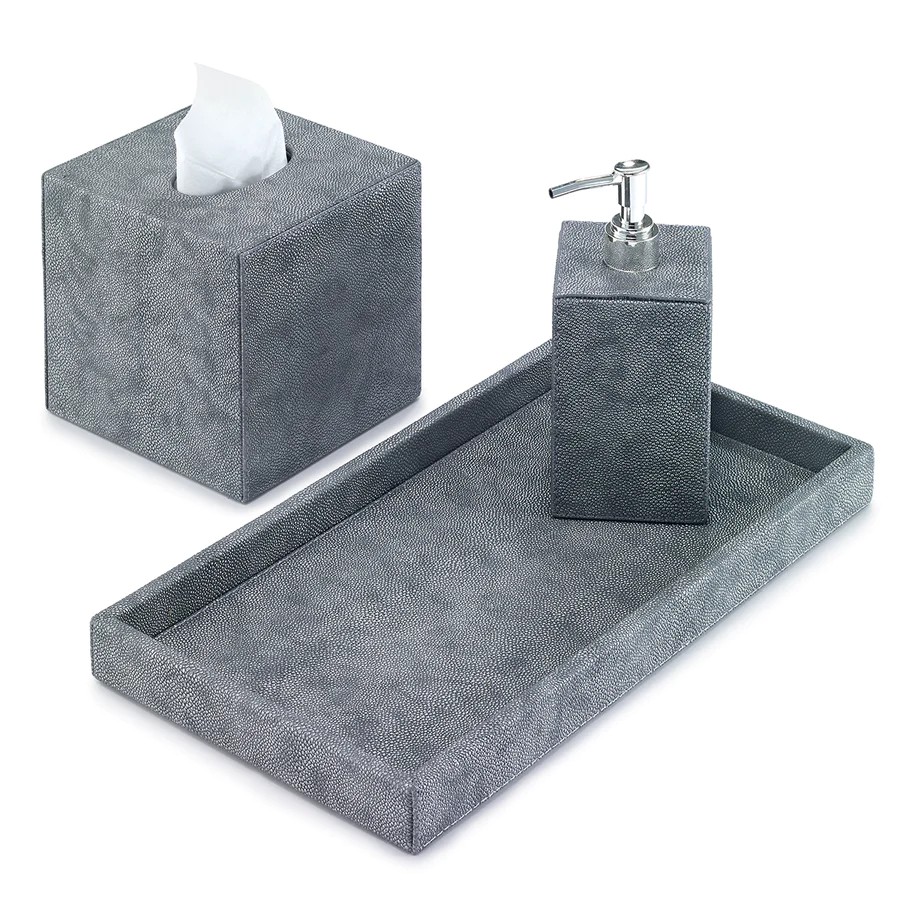 Bodrum Stingray Grey Bath Collection | J Brulee Home