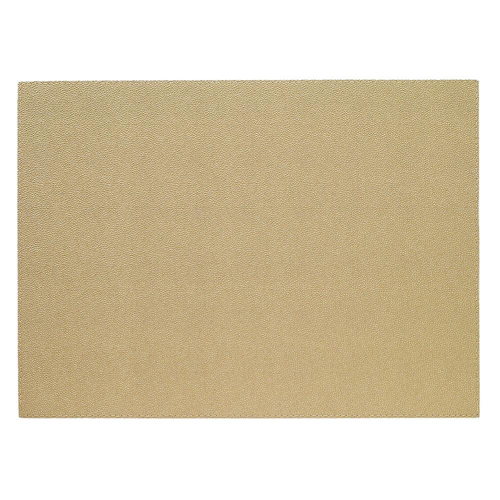 Bodrum Skate Antique Gold Rectangle Easy Care Placemats - Set of 4