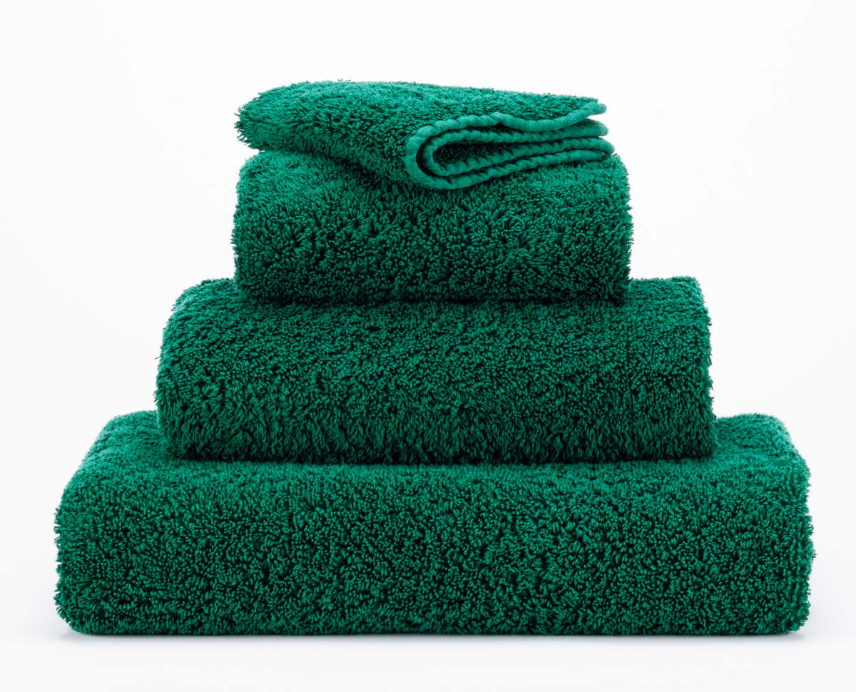 Abyss Super Pile Towels British Green 298 | J Brulee Home