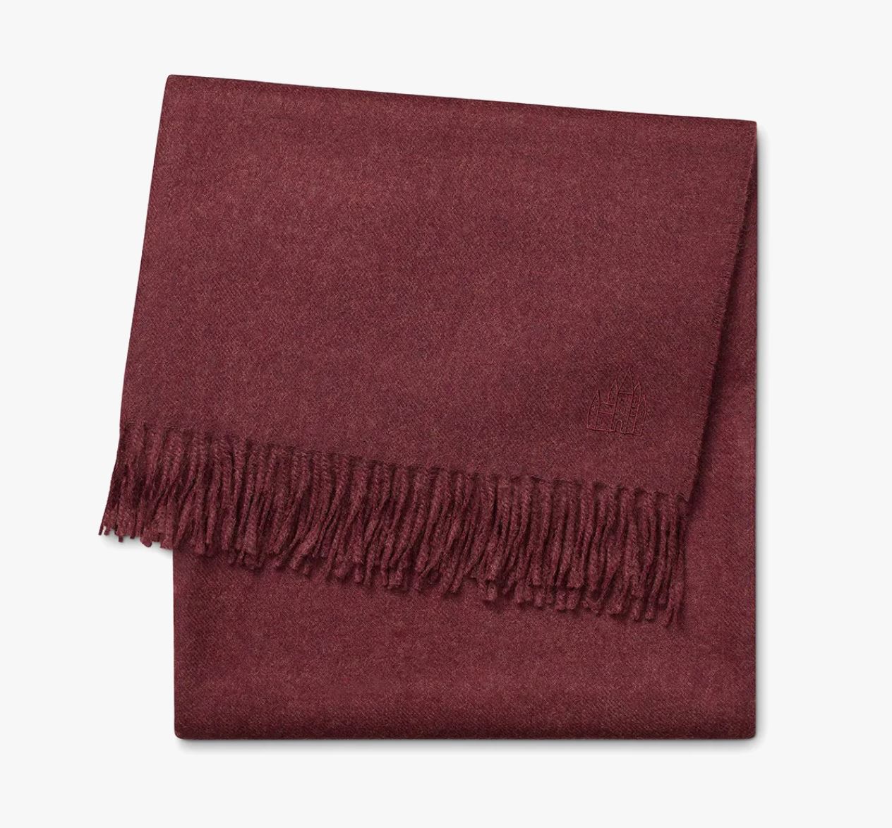 Alpaca Wool Throw - Schlossberg Milo Burgundy Red