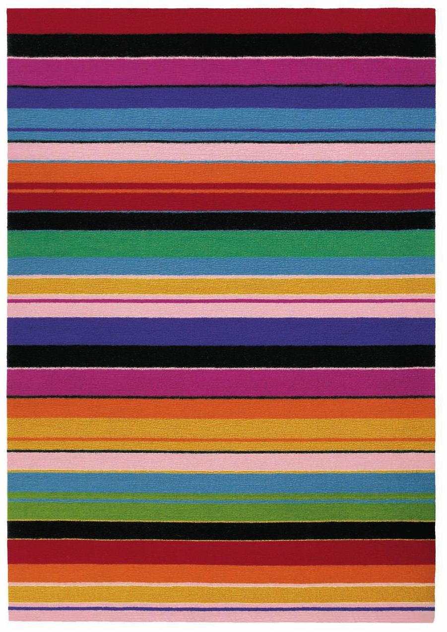 Bold, Bright and Modern Striped Wool Rug - Missoni Wichita at J Brulee