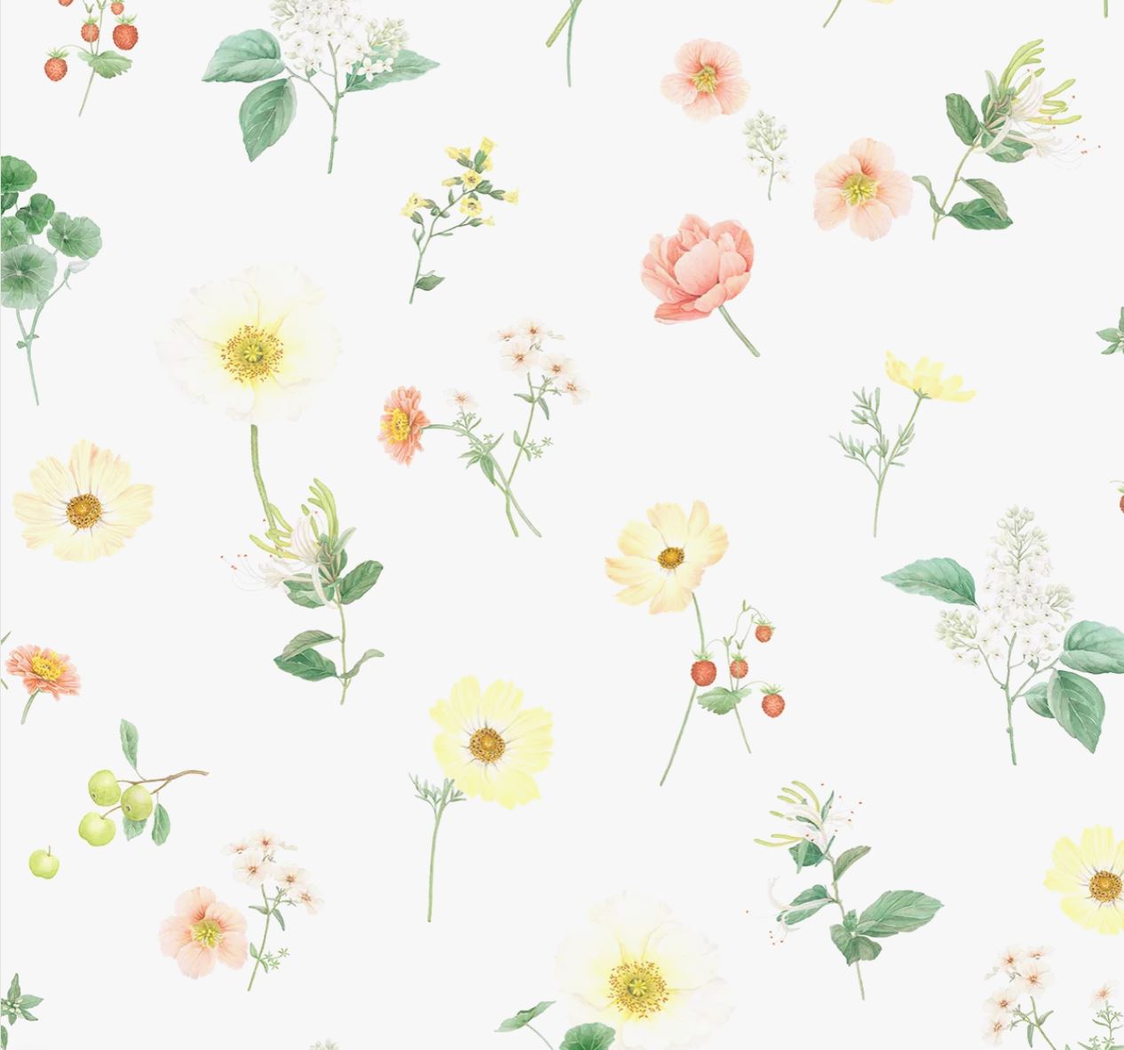 Schlossberg Zinnia Blanc Bedding | Summer Floral Elegance