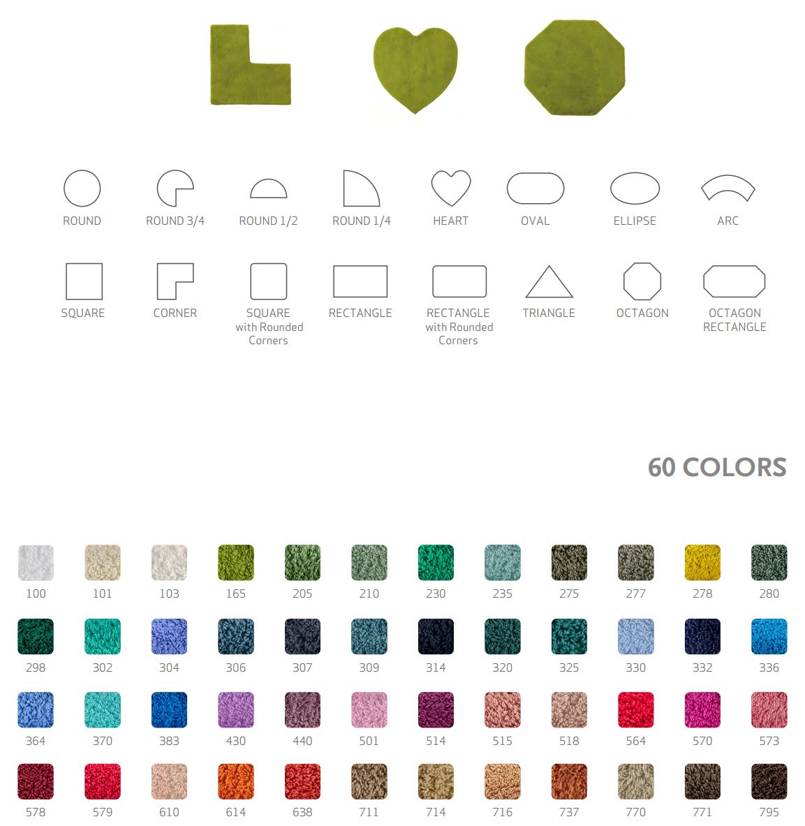 Custom Shapes and Sizes Cotton Bath Rugs by Abyss Habidecor | J Brulee Home