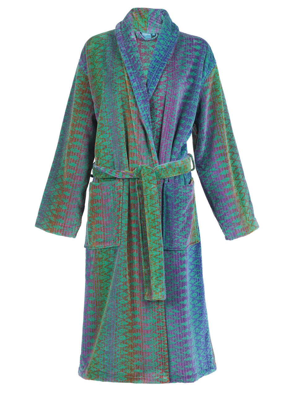 Elaiva Green Ocean Magic Collar Bath Robe | J Brulee Home