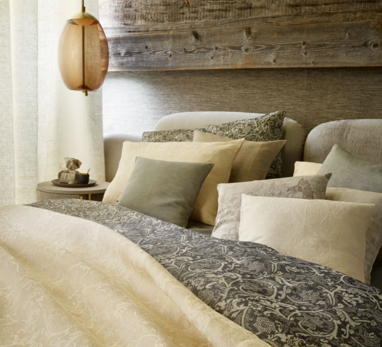 Valletta Linen-Cotton Bedding & Linens by Leitner