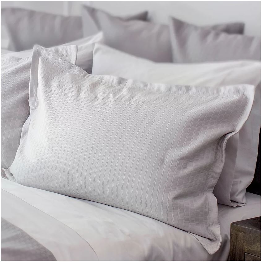 Cream, Grey or White Matelasse Bedding. St Geneve Mattoni | J Brulee Home