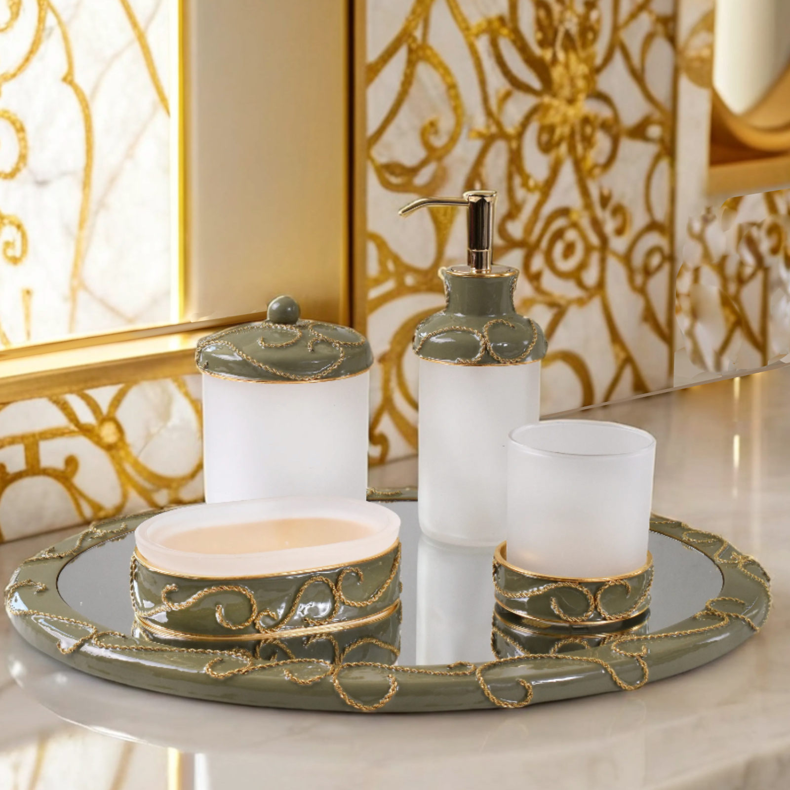 Mike + Ally Ventus Bath Collection - Textured Elegance