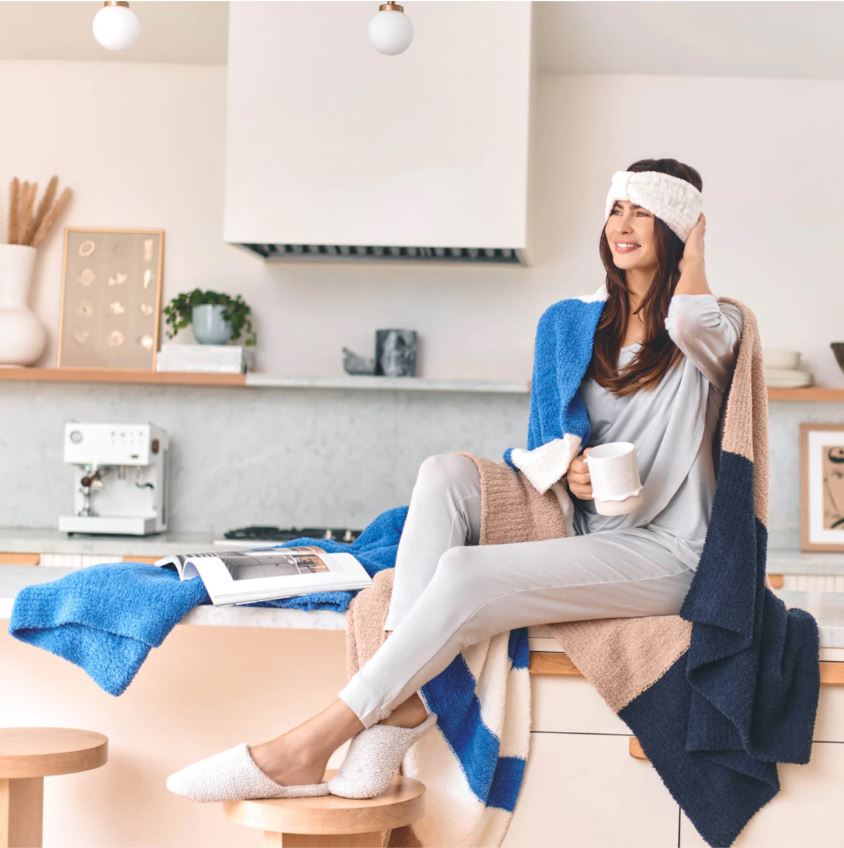 Azul Blue Throw by Kashwere: Elegance & Comfort Combined