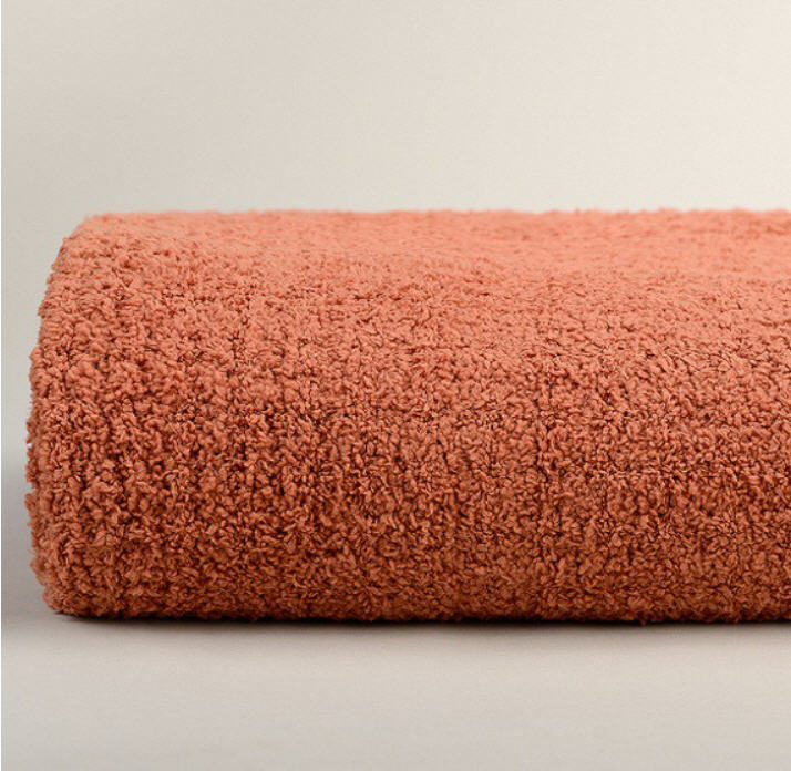 Orange Color Throw Blanket - Kashwere Terracotta | J Brulee Home