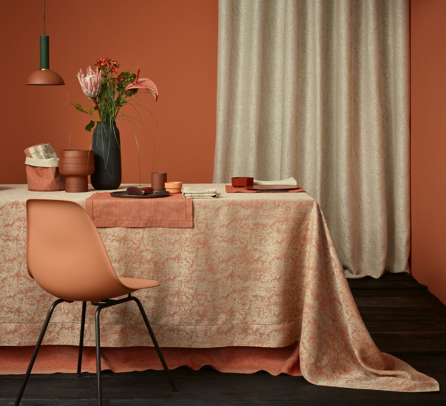 Leitner Mareil Pattern Linen Bedding & Table Linens - J Brulee