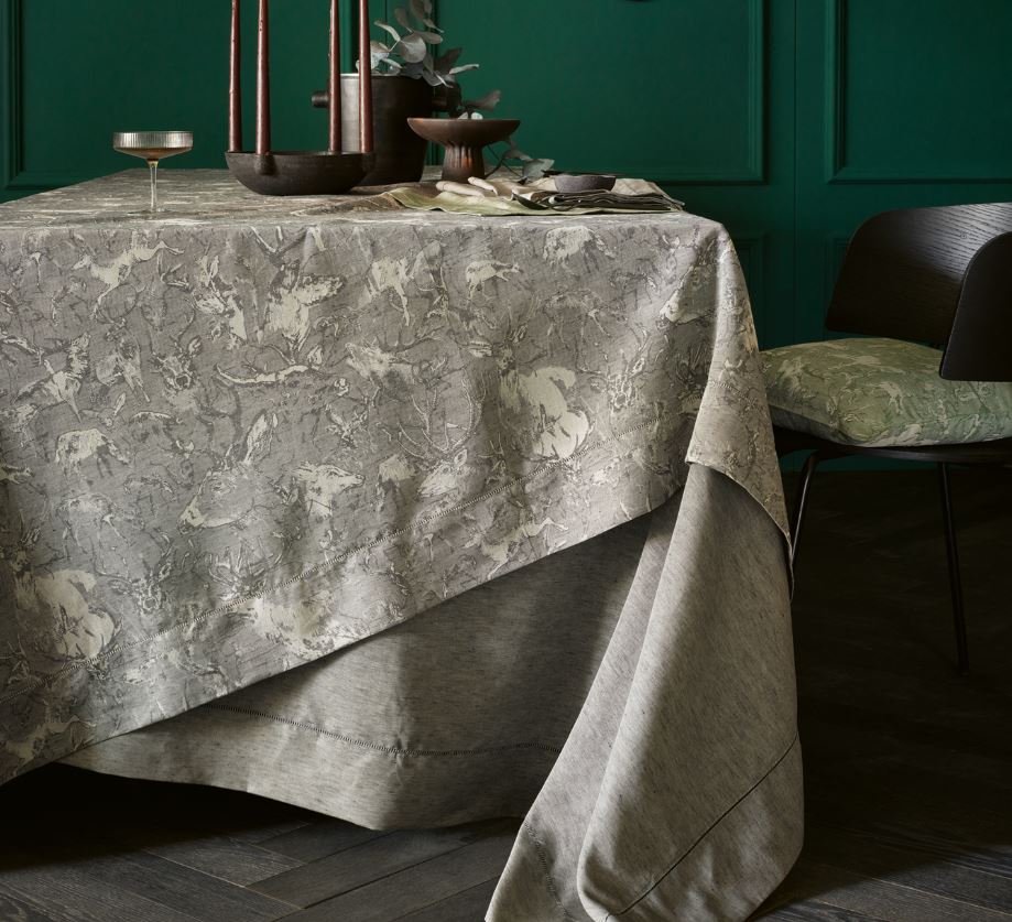 Leitner Salo Linen Bedding & Table Linens - Leitner at J Brulee