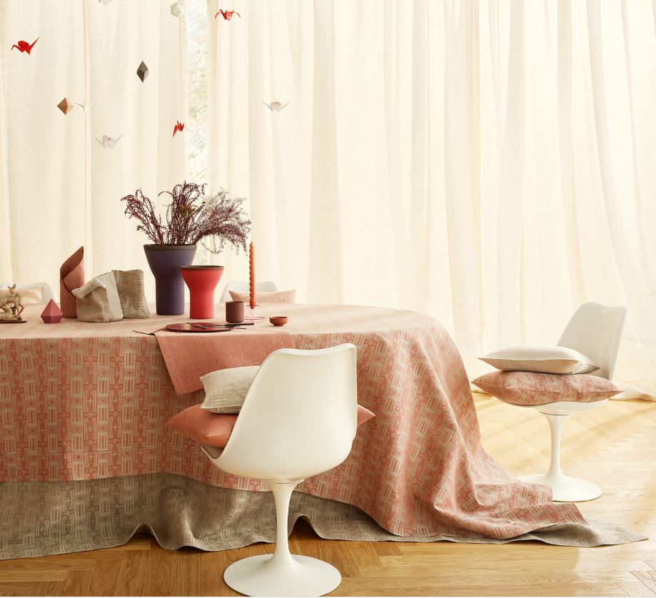 Leitner Serape Linen Bedding & Table Linens - Leitner at J Brulee