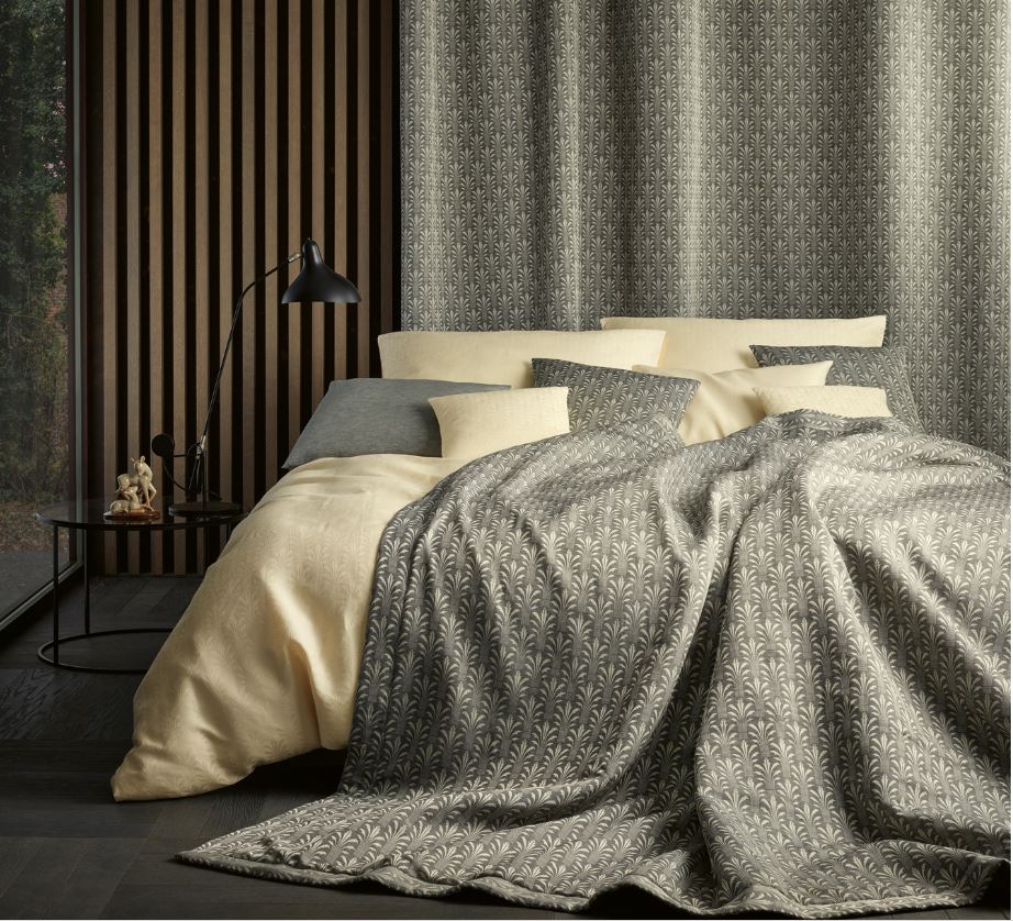 Leitner Thebes Linen Bedding & Table Linens - Leitner at J Brulee