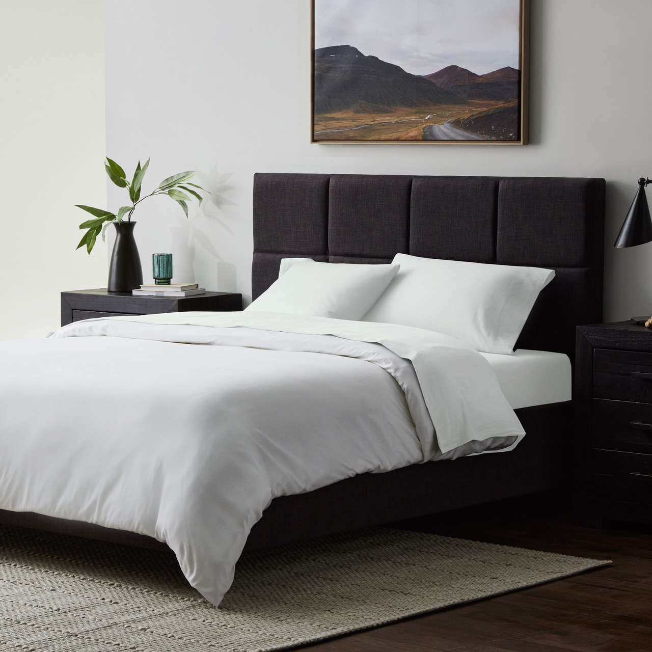 Malouf Linen-Weave Cotton Sheet Sets | J Brulee Home