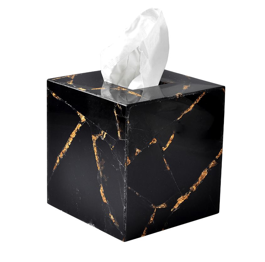 Mike + Ally Taj Obsidian Stone Bath Furnishings