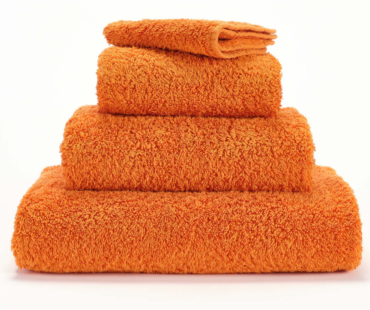 Abyss Super Pile Towels Tangerine Orange Color 614 | J Brulee Home