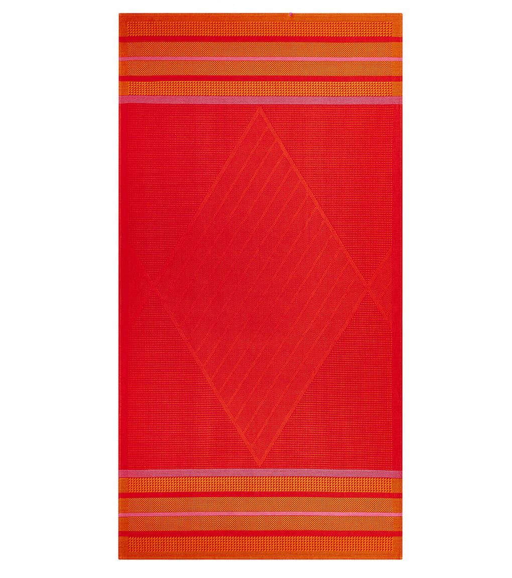 Voile Orange Beach Towel - French Design & Comfort