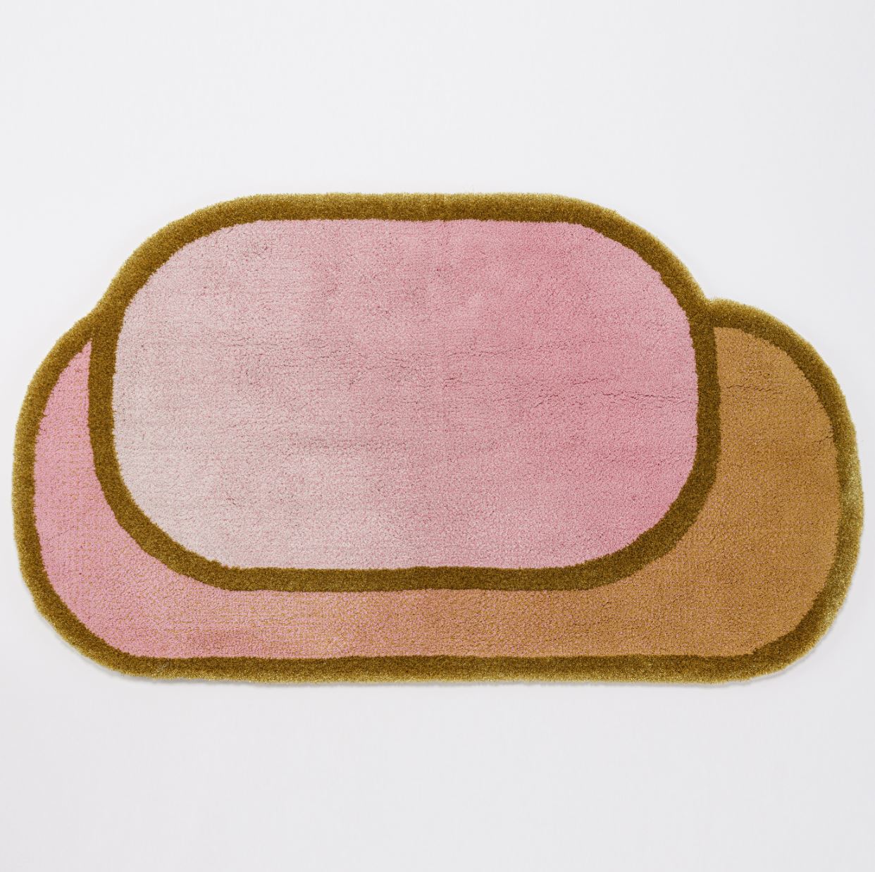 Boudoir Bath Rug - Blush Sparkle in Giza Cotton