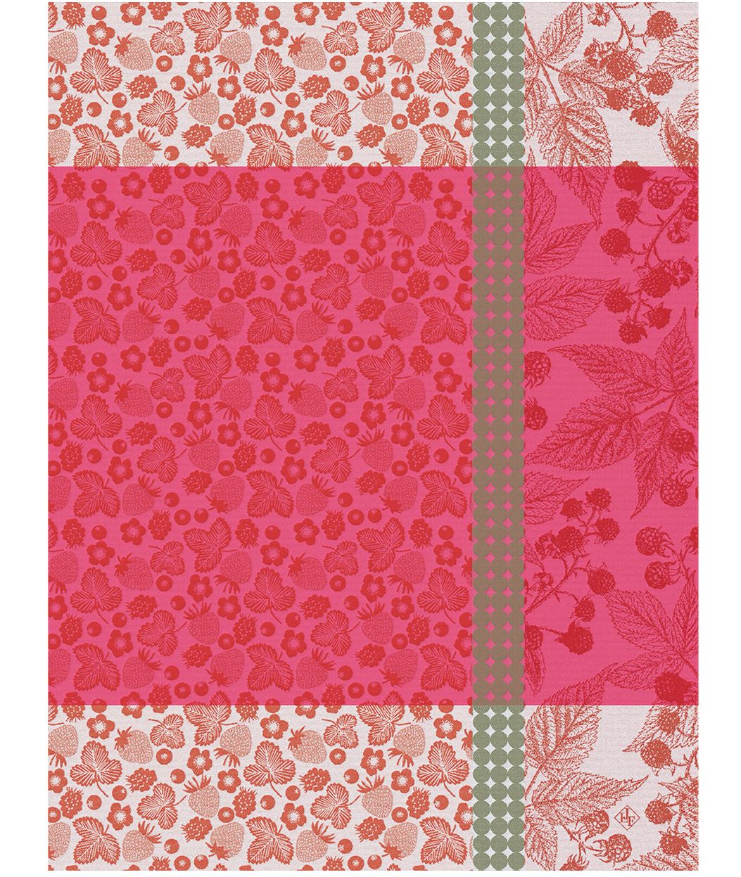 Red Cotton Tea Towels - French Craft, Bold Beauty