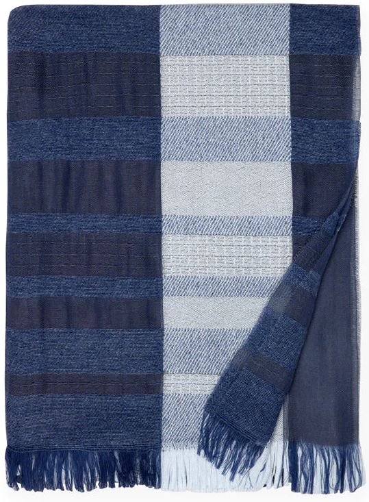 Lightweight Wool Cotton Throws - Sferra Rimini | J Brulee Home