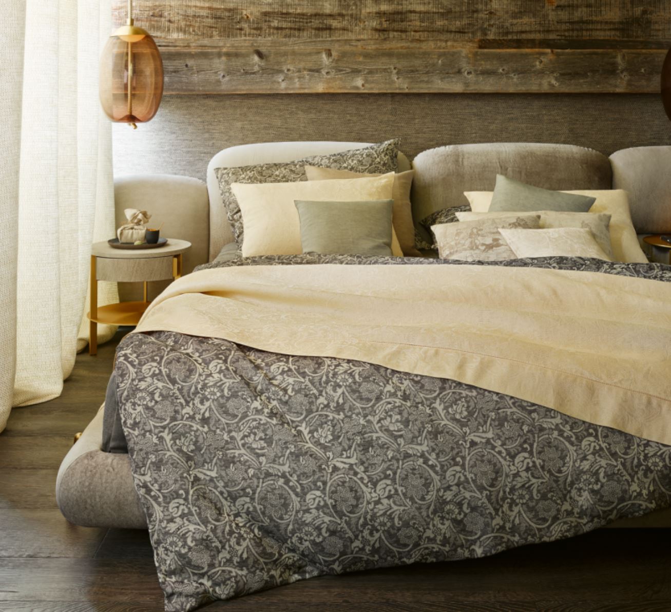 Valletta Linen-Cotton Bedding & Linens by Leitner