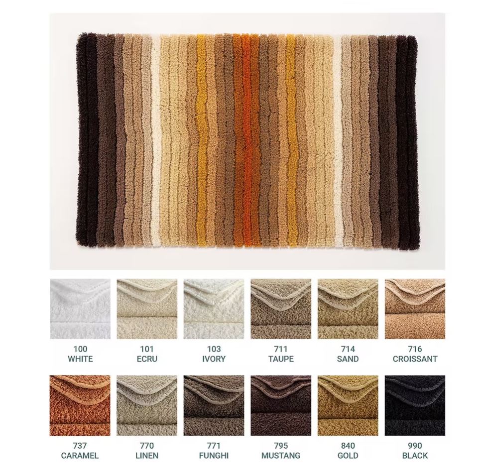 Santa Cruz Caramel Bath Rug - Warm, Plush, and Stylish
