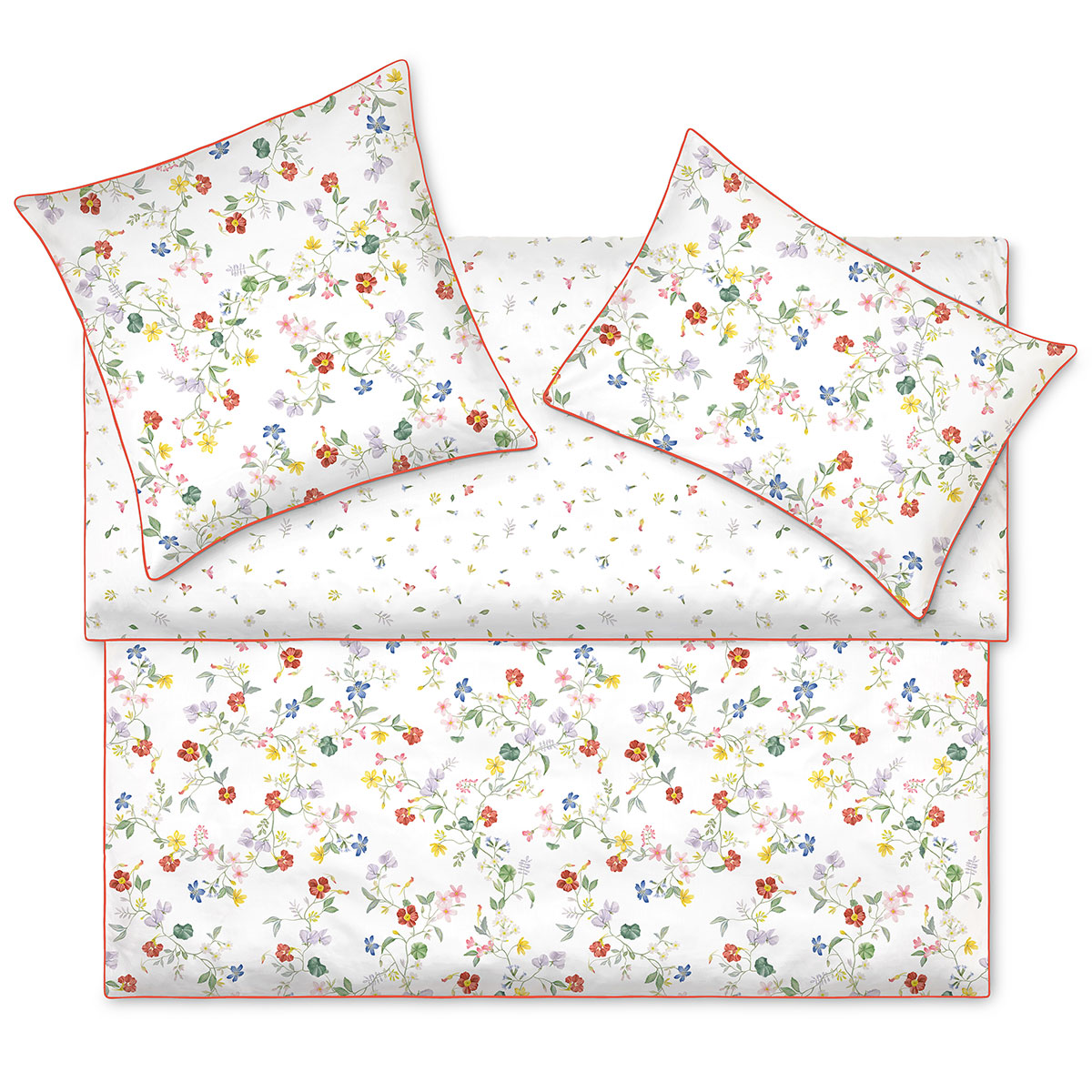 Colorful White Floral Duvet Covers & Bedding - Schlossberg Elle