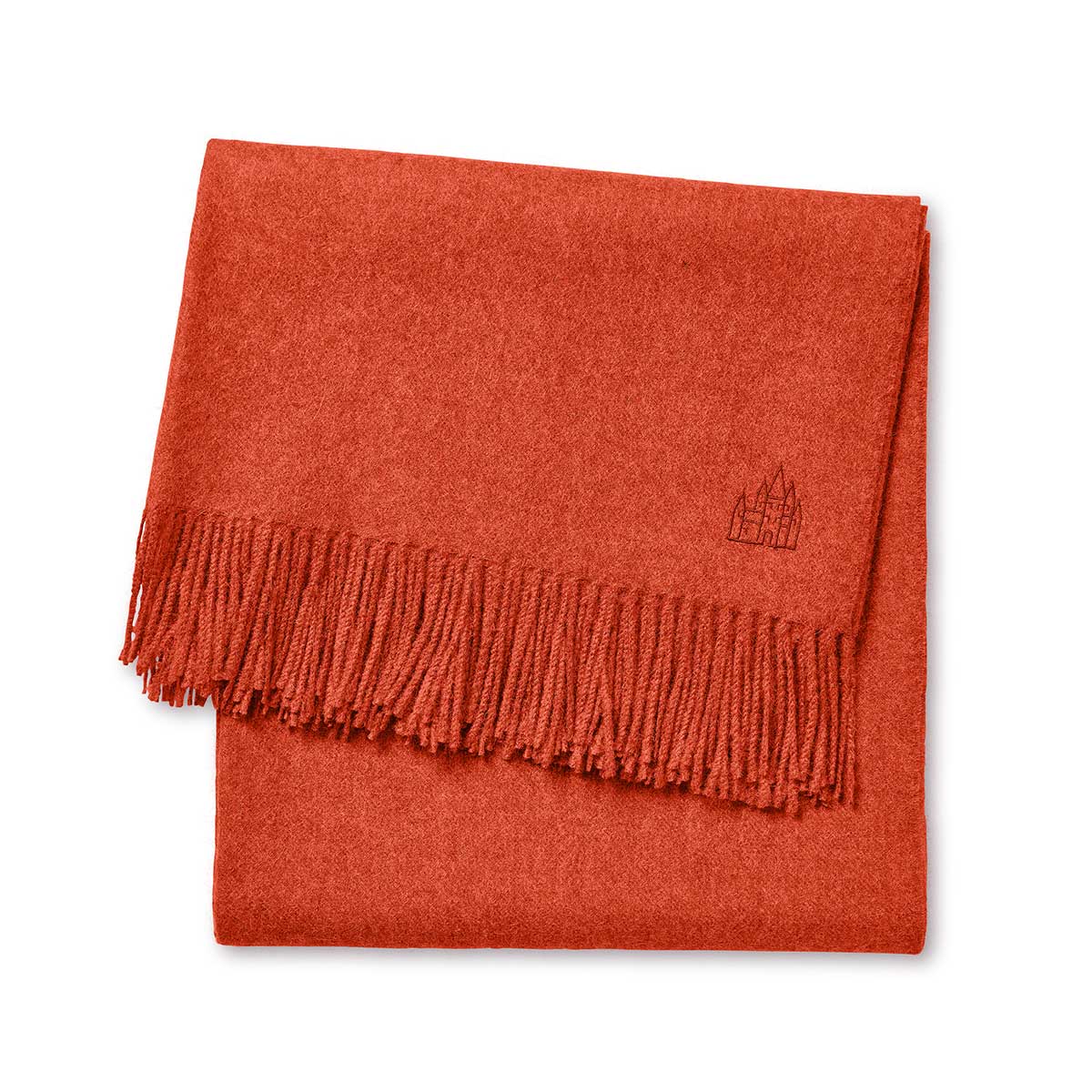 Alpaca Wool Throw - Schlossberg Milo Brick