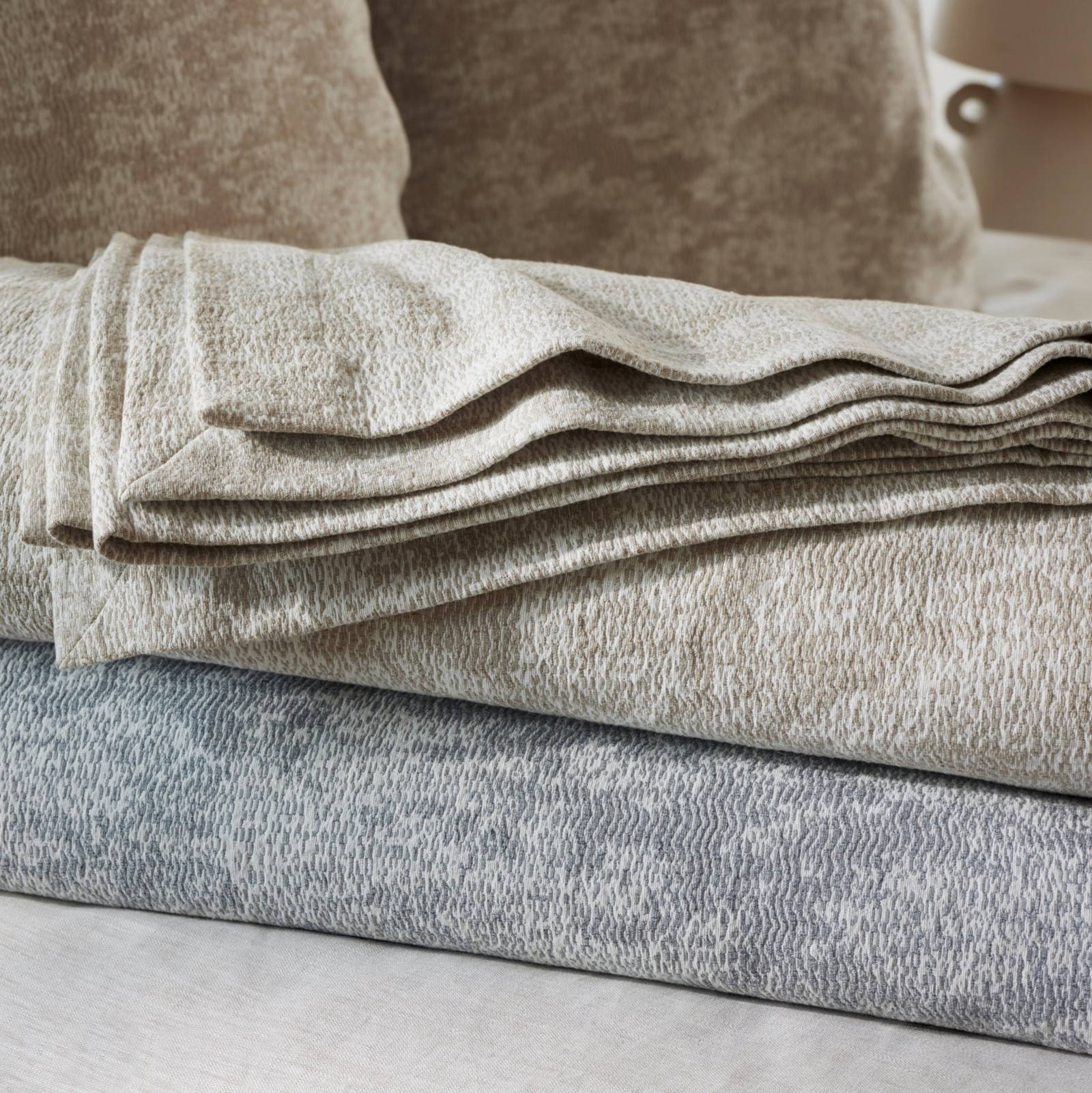 SDH Bellini Cover - Textured Cotton Linen Jacquard Bedding