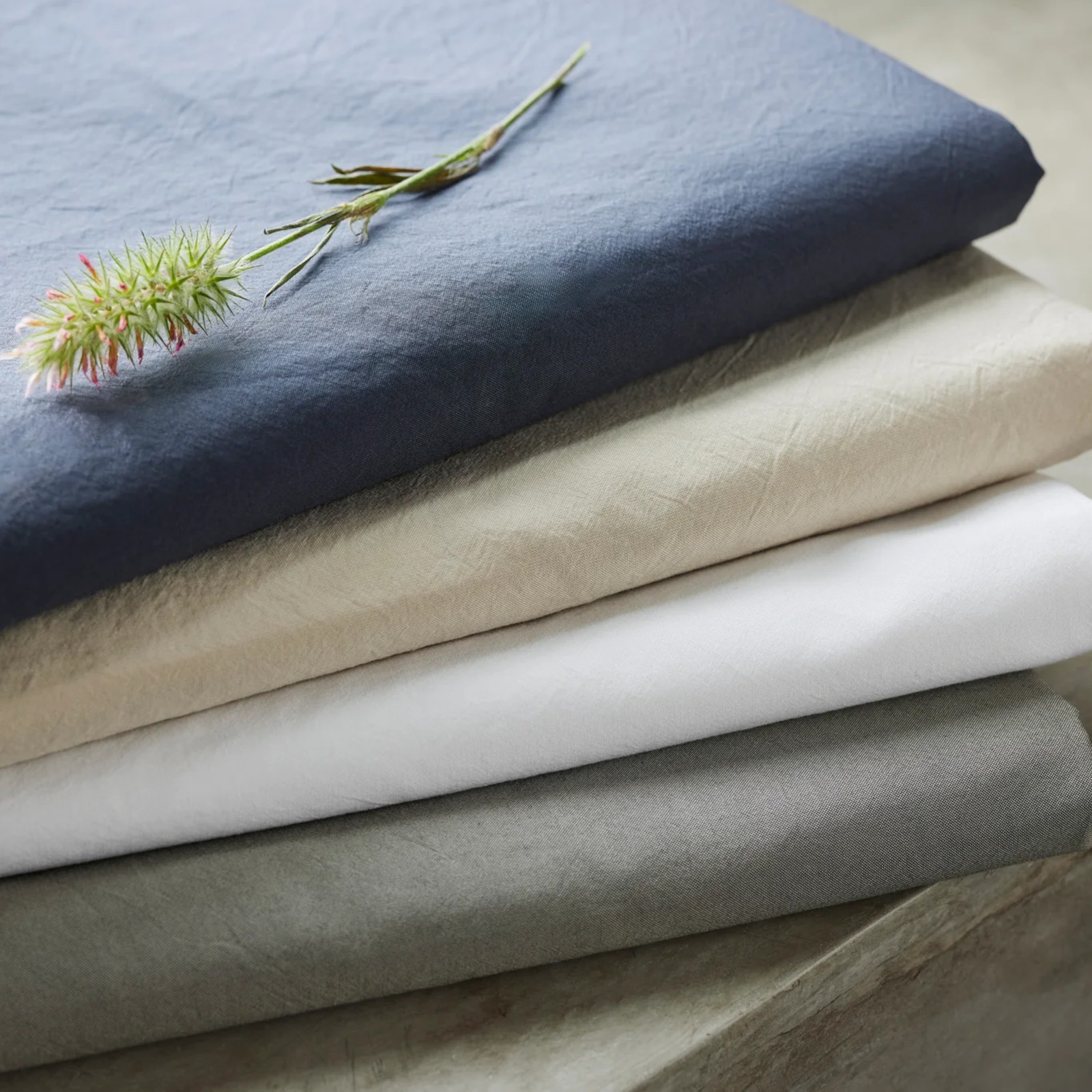 SDH Tayla Silk-Cotton Lightweight Sheets and Bedding