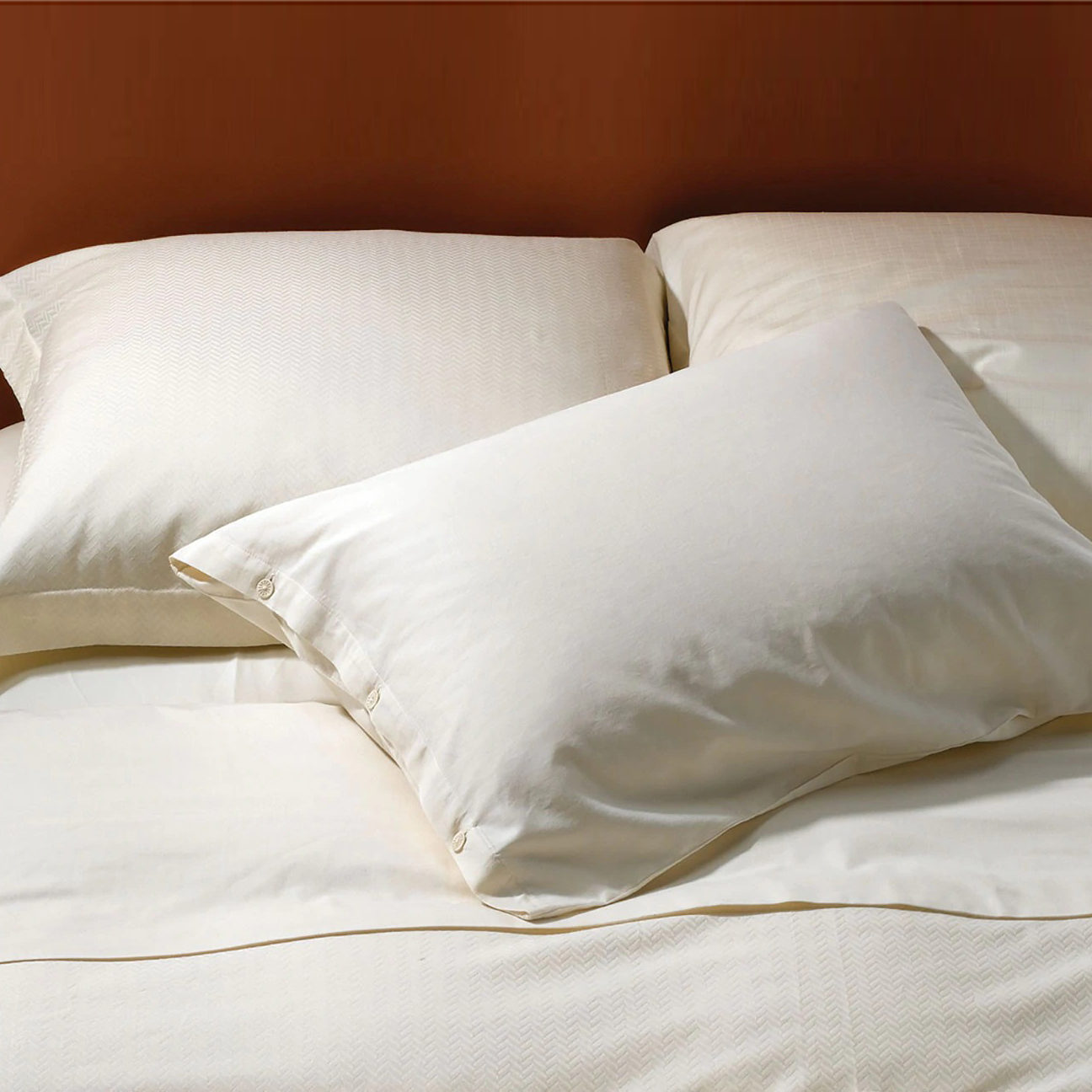 The Purists Julia - Natural Cotton Sateen Bedding