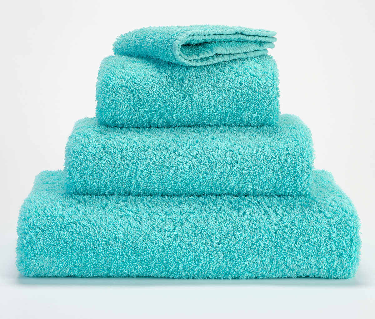 Abyss Super Pile Towels Turquoise 370 | J Brulee Home