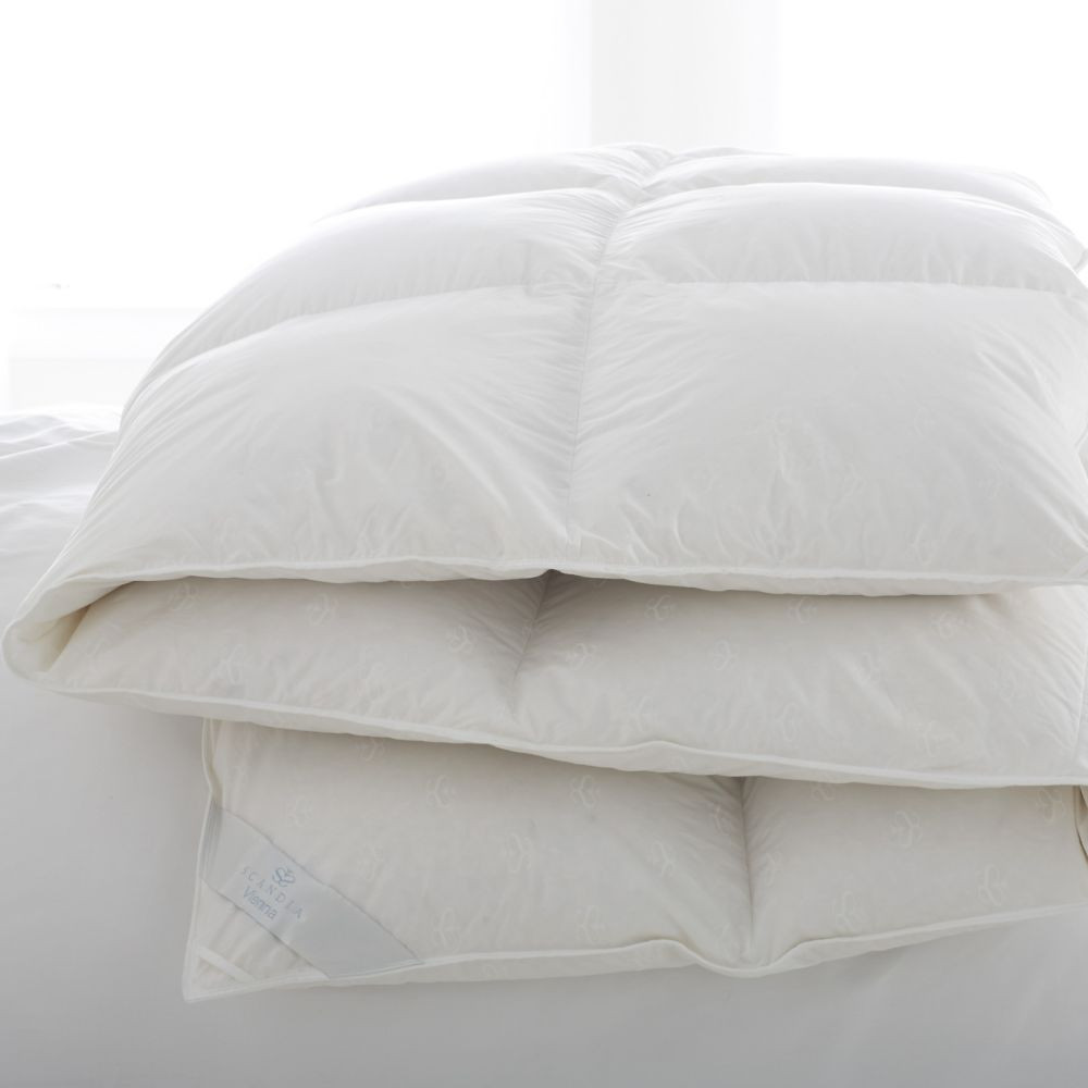 Scandia Down Vienna Comforters. Cotton Batiste, 750 Loft Polish Down