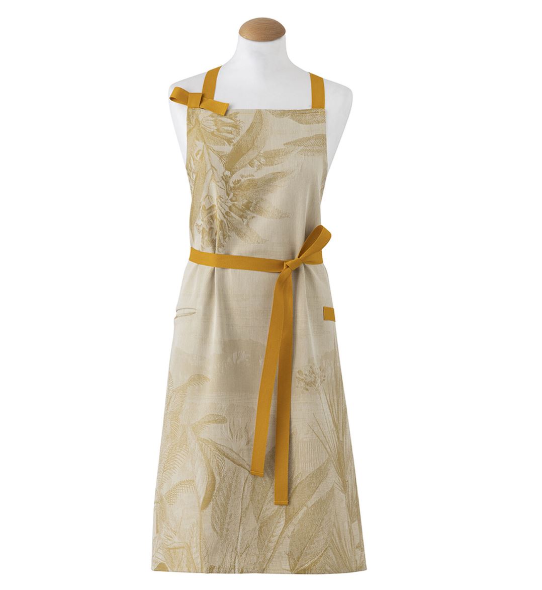 Sinharaja Yellow Jungle Apron - Cotton, OEKO-TEX